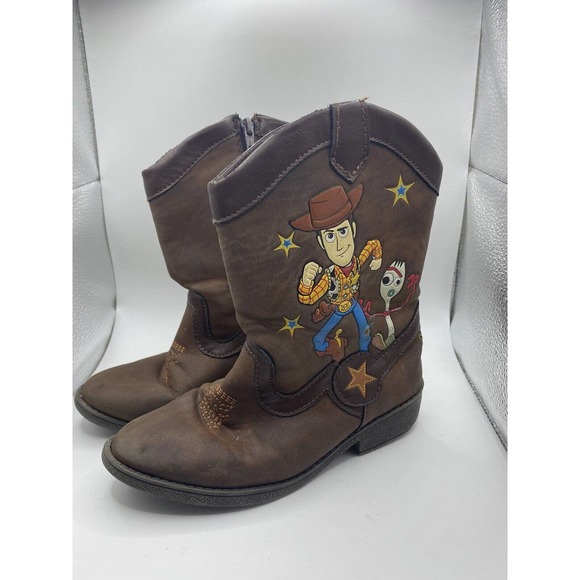Disney | Shoes | Kids Walt Disney Toy Story 4 Woody Cowboy Boots ...